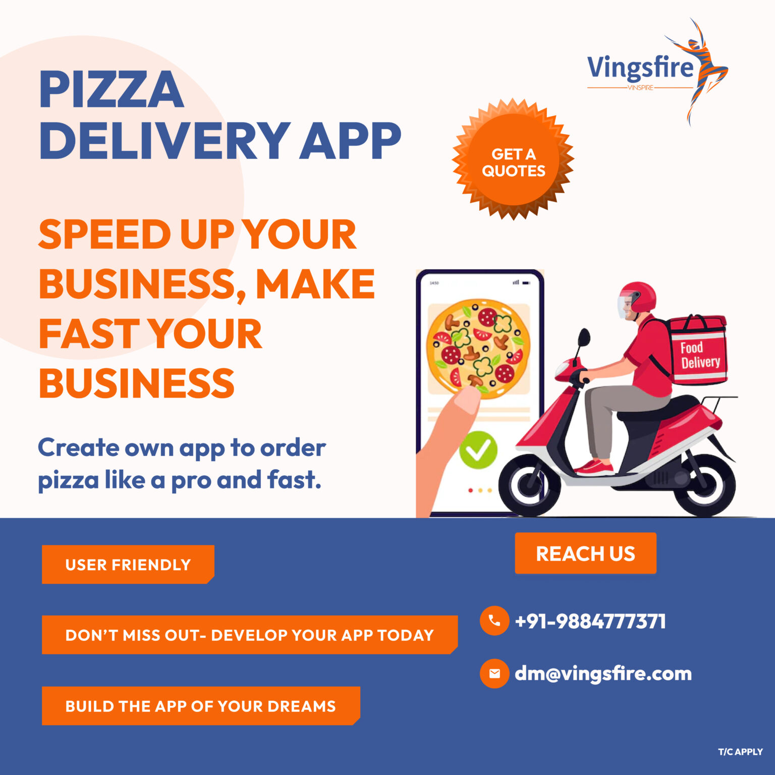 Pizza delivery app Top: the Best Options for 2023 II Vingsfire