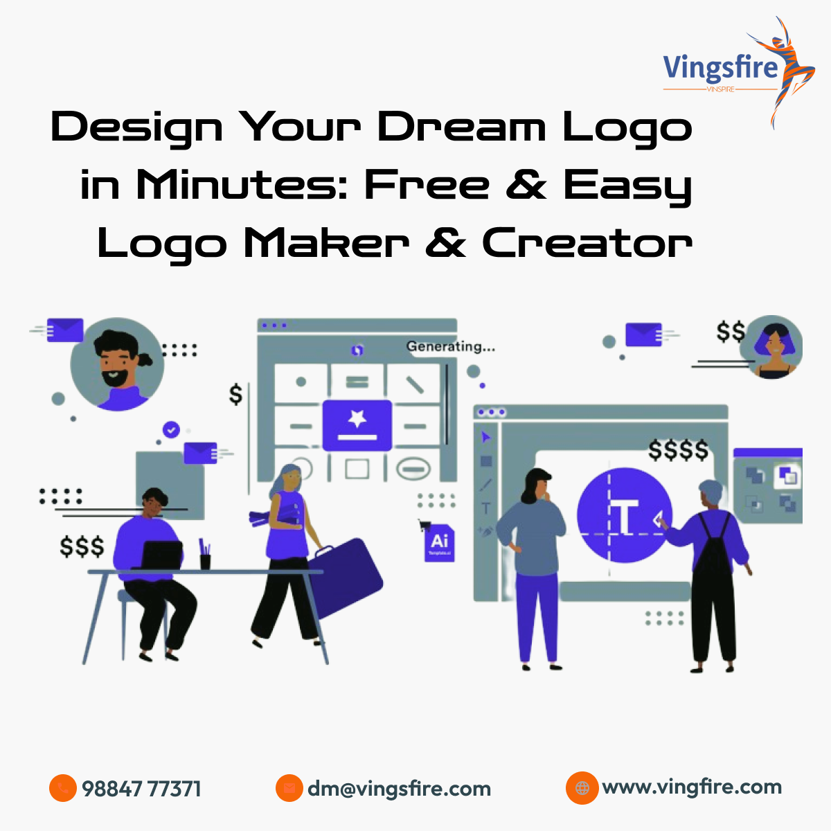 Top Brand's Essence with Our Logo Maker and Logo Creator Tools.
