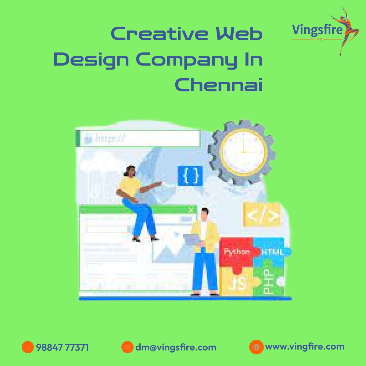 No.1 Web Design Provider Company in Chennai || Vingsfire is Best.