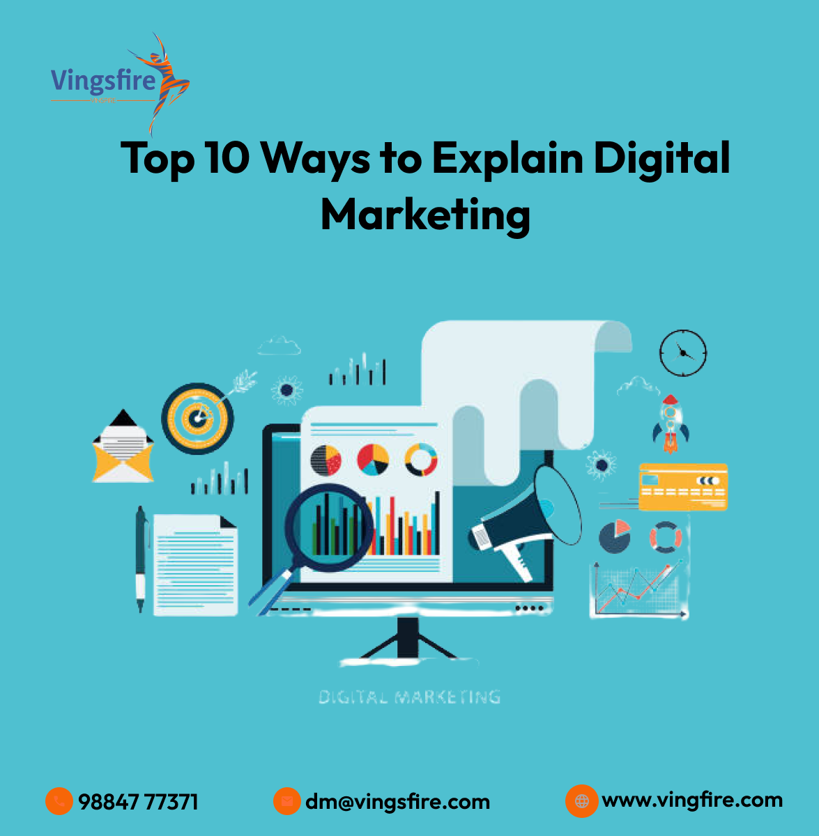 Explain digital marketing in Simple Learning by Vingsfire